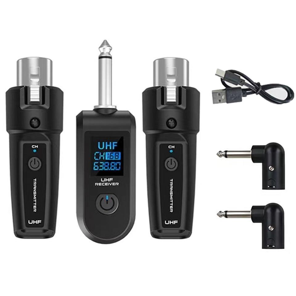 FL83-6.35 Мм UHF XLR Адаптер Системы Беспроводной Микрофон Передатчик ...