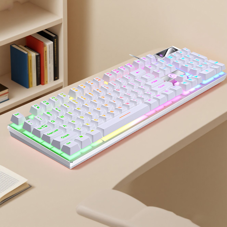 YINDIAO K500 Wired Keyboard Gaming Laptop Desktops PC Computer Office ...