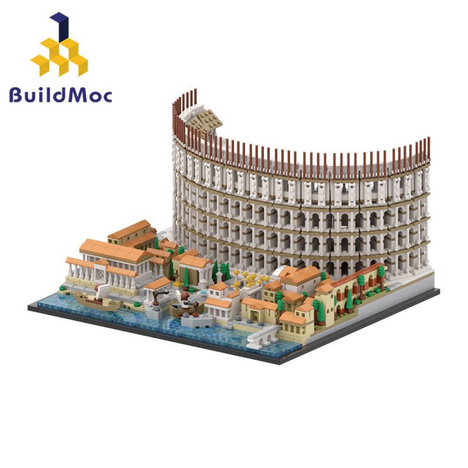 LEGO- BuildMoc Небольшое Здание MOC - 123064 Колизей СовмеСтим С LEGO ...