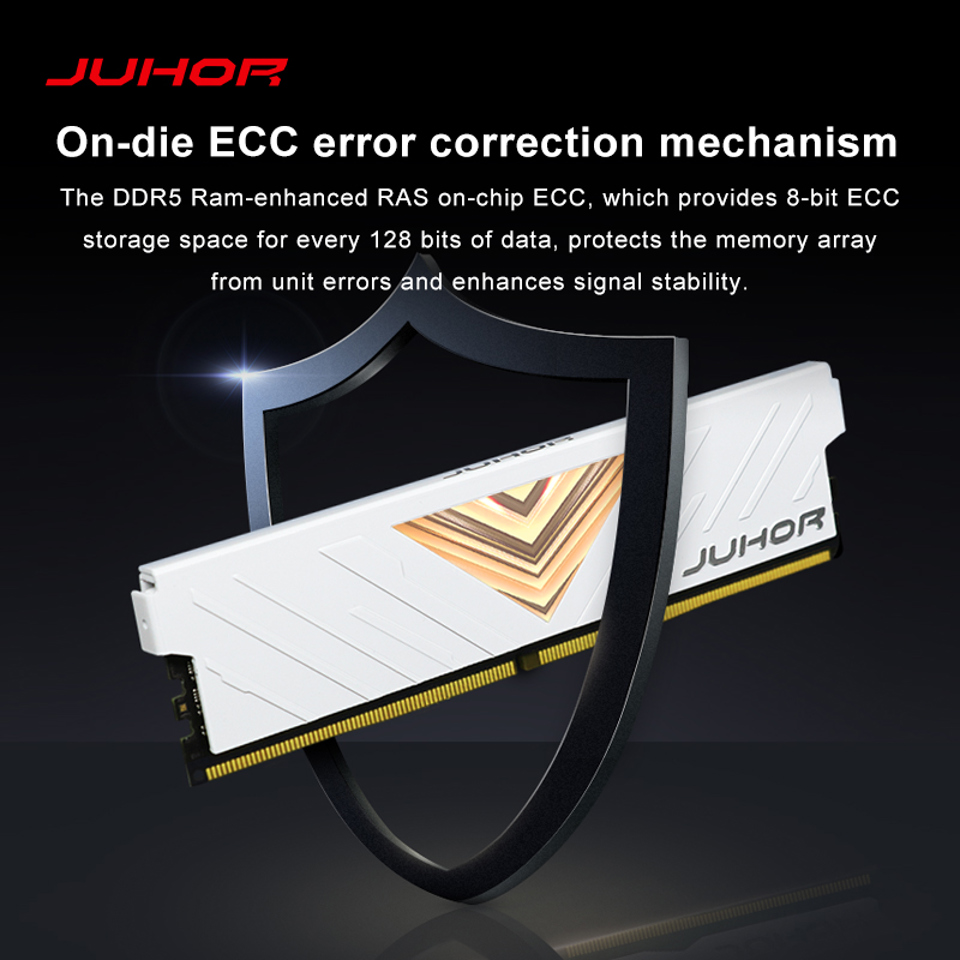 JUHOR DDR5 16GB 6000MHz DIMM Desktop Computer Gaming Memory Ram ...