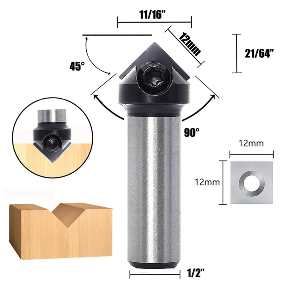 Резьбонарезной инструмент RC-45712 In-Tech Твердосплавная вставка с V ...