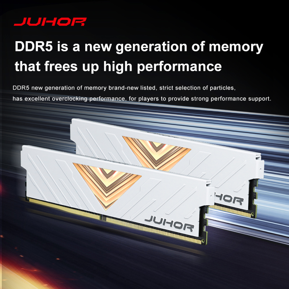JUHOR DDR5 16GB 6000MHz DIMM Desktop Computer Gaming Memory Ram ...