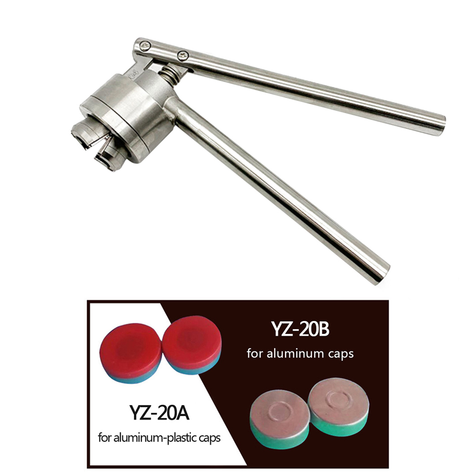20mm Stainless Steel Manual Vial Crimper Hand Sealing Machine Vial ...
