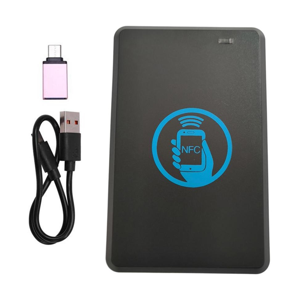 Двухчастотный копировальный аппарат RFID NFC Smart Chip Card Encryption ...