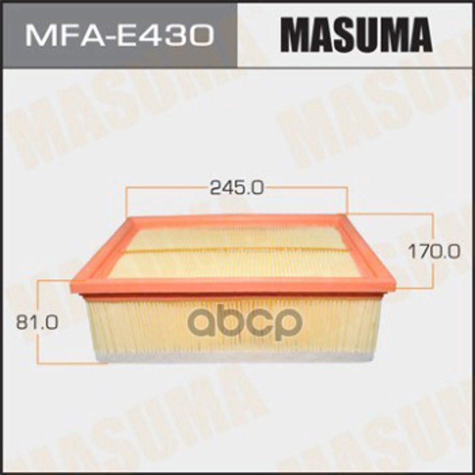 Воздушный Фильтр A0218 Masuma Lhd Peugeot/ 206, 307/ V1400, V1600 00 ...