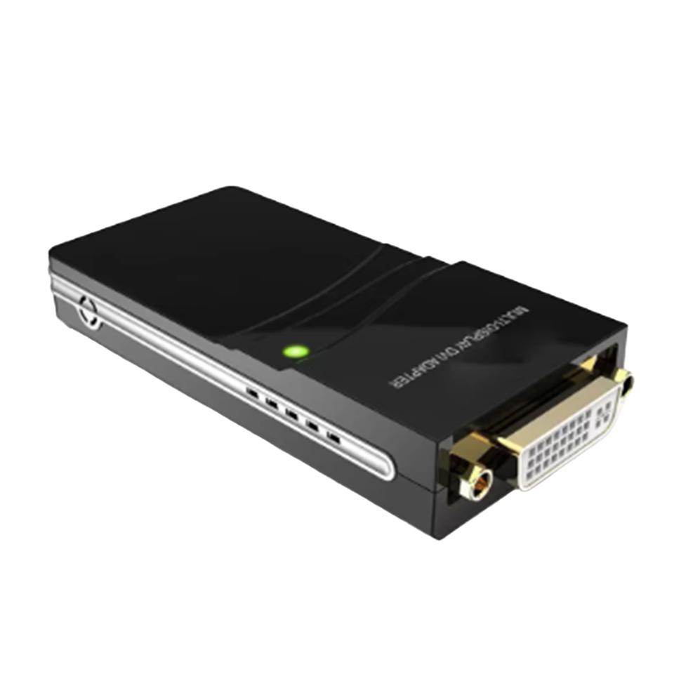 Адаптер USB-HDMI/DVI/VGA (Displaylink IC) USB 2,0 DVI/VGA для Mac OS ...