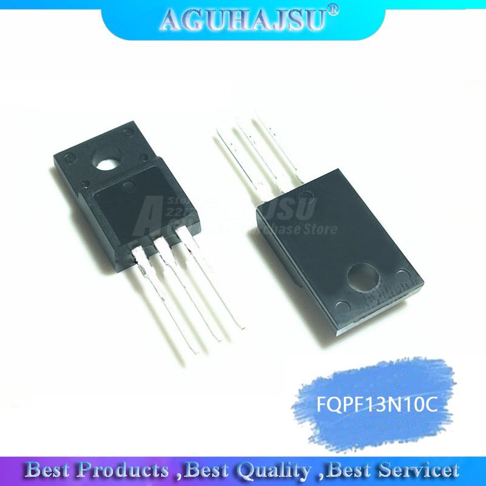 10 шт. / партия FQPF13N10C 13N10N Канал TO - 220F Новый оригинальный ...