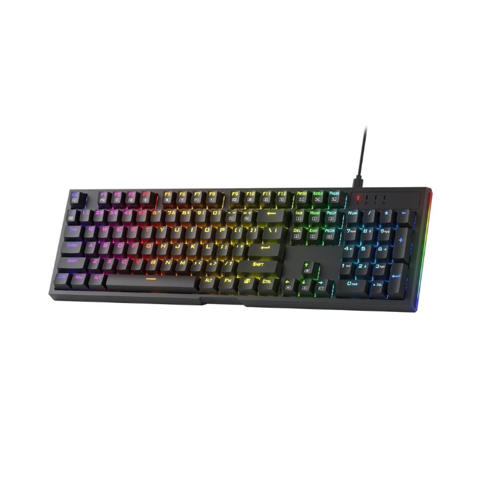 Redragon K670 RGB Backlit Gaming Keyboard 104 Keys Hot-Swap Mechanical ...