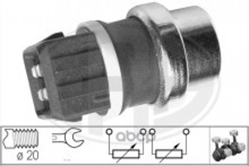 Датчик Температуры Ож Vw Golf Ii/Iii Passat T4 330287 Era арт. 330287 ...