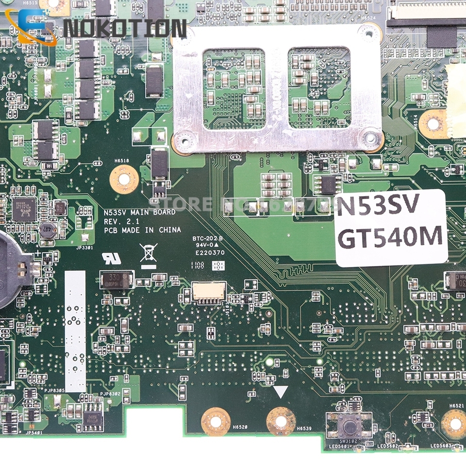 60-N1QMB1500-C11 Обычная плата для материнской платы N53SV N53SN с 2 ...