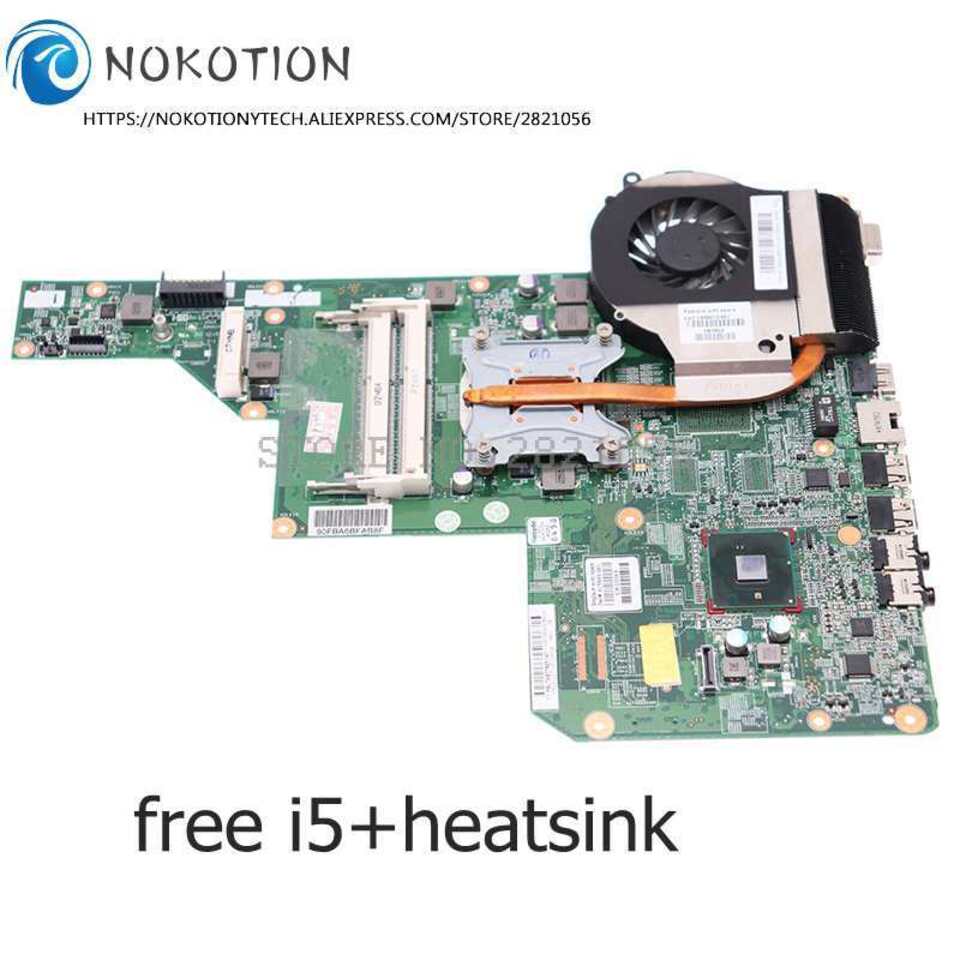615849-001 605903-001 Для материнской платы HP G62 G72 I5+радиатор ...
