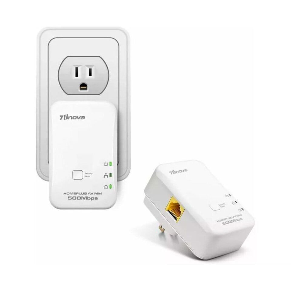 Комплект Homeplug AV500 Ethernet Powerline Adapter Kit PLC 500 Мбит/с ...