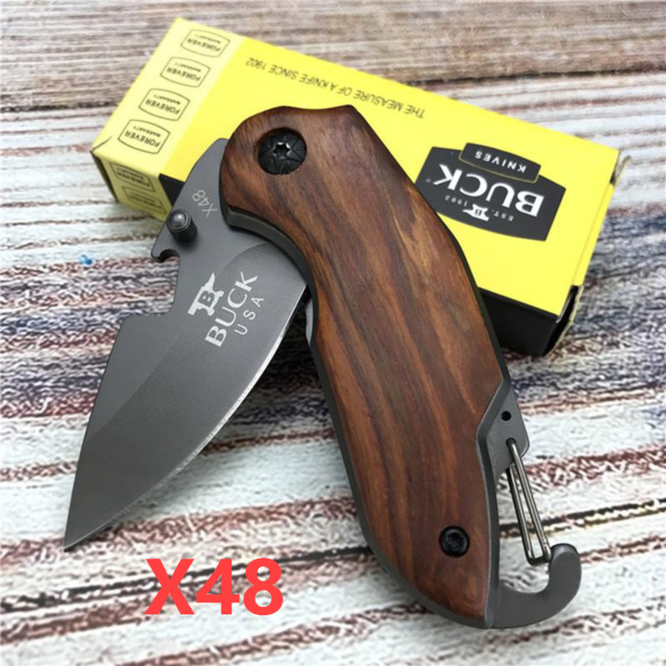 Buck DA96 Складные ножи 5cr13mov Стальное лезвие Латунная металлическая ручка Открытый EDC ...