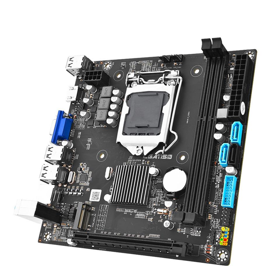 H81M ITX Motherboard Desktop PC Laptop LGA 1150 DDR3 16GB M.2 NVME SDD ...