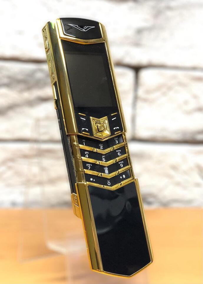 Кнопочный телефон слайдер Vertu signature S Design 2 sim Pure Gold ...