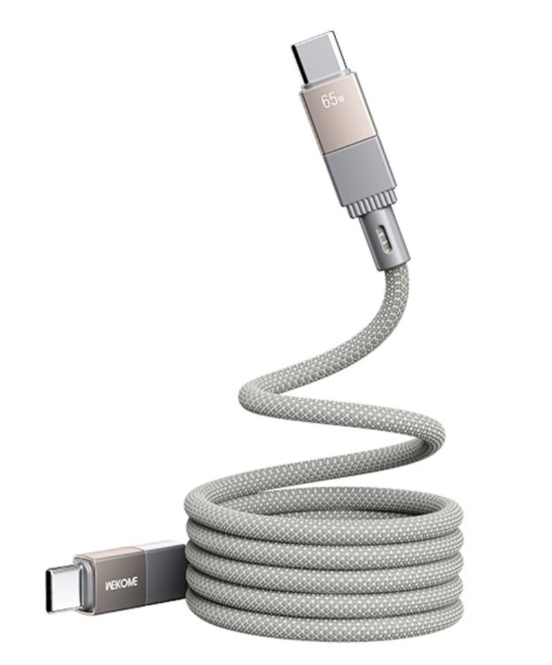 Кабель Wekome Magneto Series Magnetic Data Cable Type-C to Type-C 1m ...