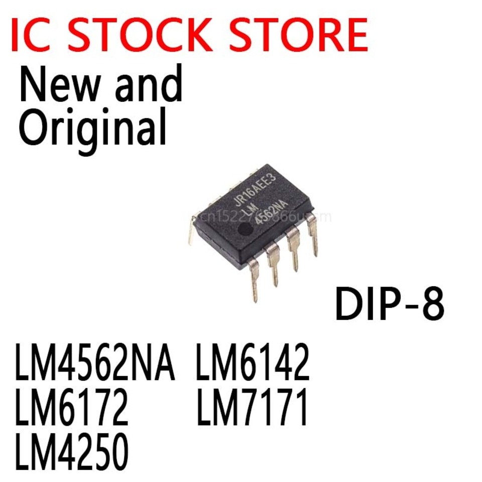 5шт Новые и оригинальные DIP-8 LM4562 4562NA LM6142AIN LM6142BIN ...