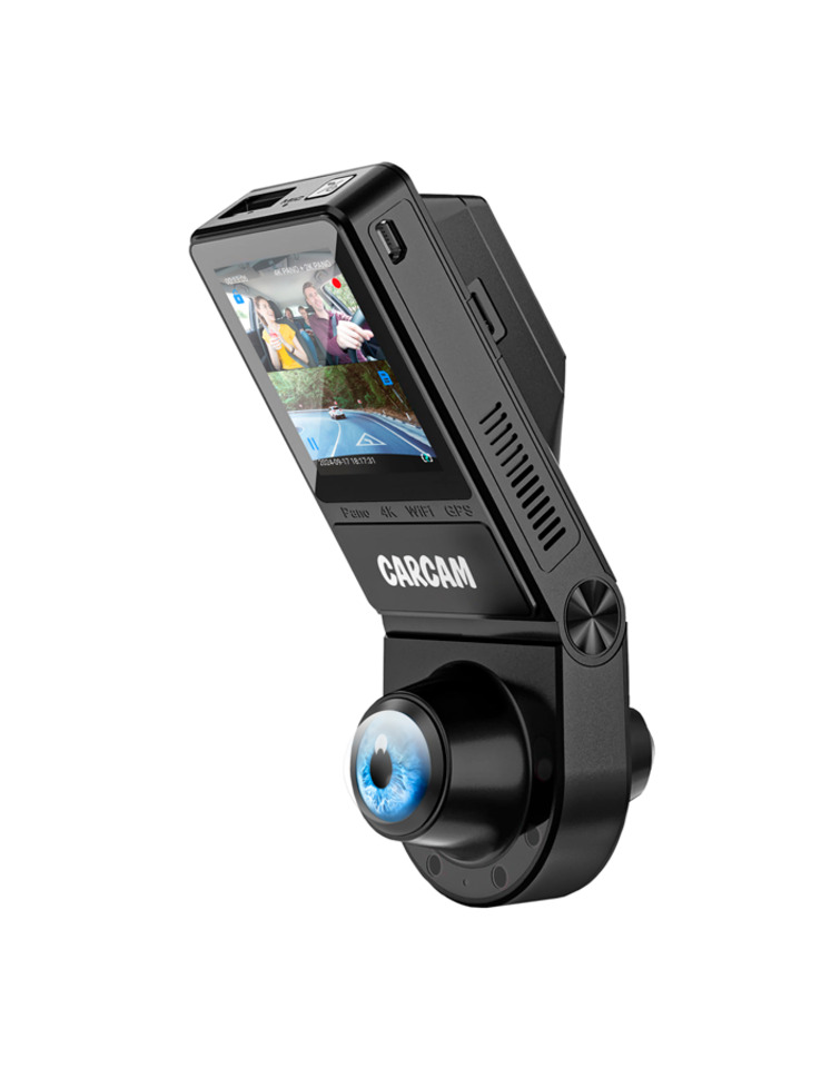 Автомобильный видеорегистратор CARCAM Photon Boson WiFi 4K 360° Dual View Dash Cam PB5 | AliExpress
