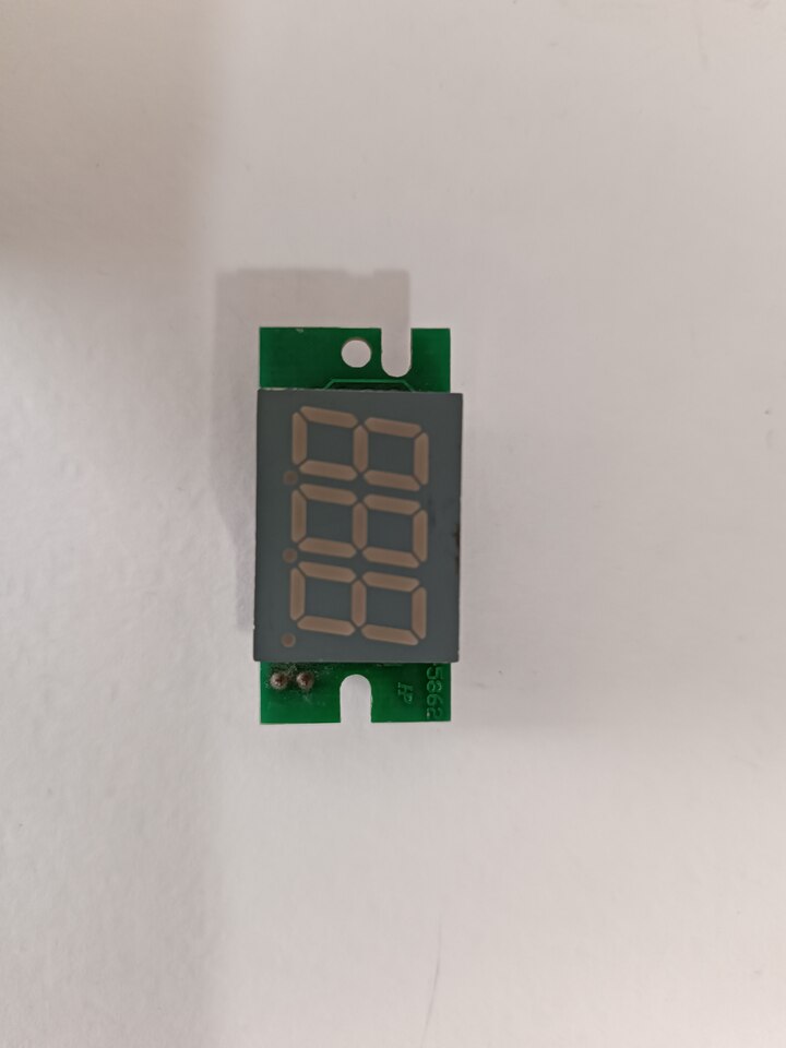 Retro LED display T-5862, 888 format \ ретро LED дисплей частоты ...