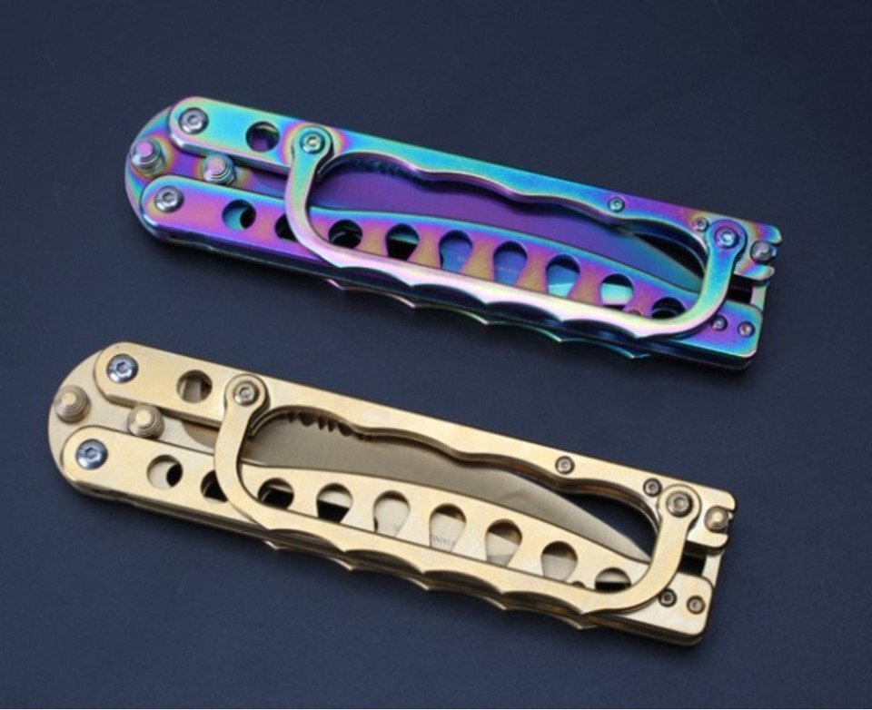 Складной C29 Balisong Бабочка Перчатка Флаттер Нож с лезвием 3cr13 ...
