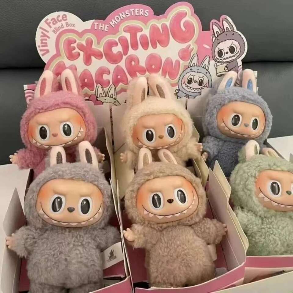 POP MART Оригинальная Слепая КоробКа Kawaii Monster Series Labubu Aron Кулон КуКла-монстр Брелок ...